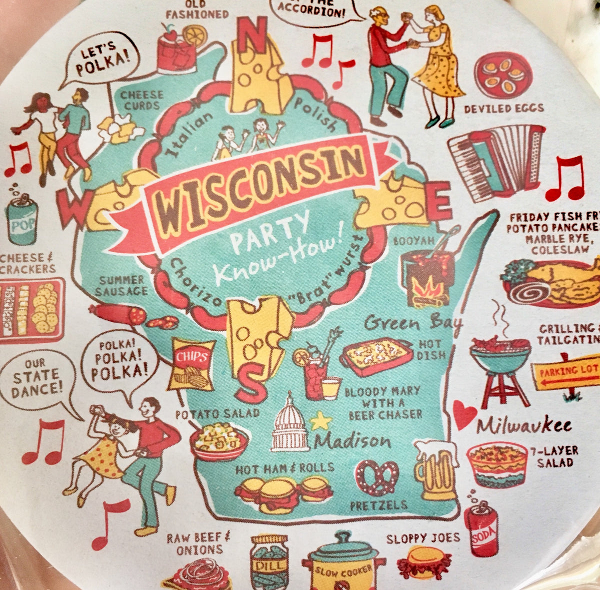Coasters- Wisconsin Party Design – DENN